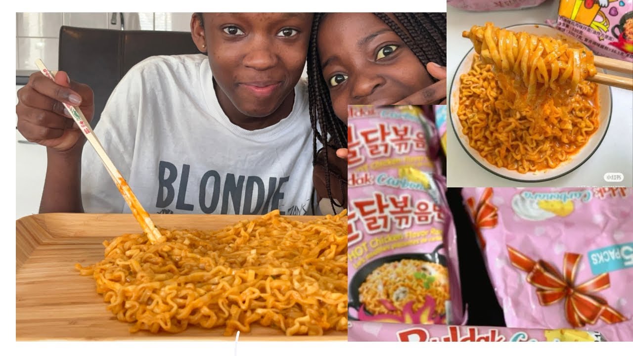 Eating the Spiciest Korean Buldak Noodles 🥵 - YouTube