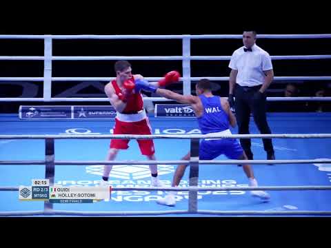 Orlando Holley-Sotomi (WAL) vs. Gabriele Guidi Rontani (ITA) European U23 Championships 2025 (75kg)