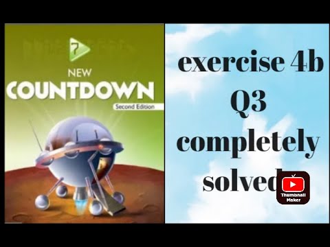 oxford|| new countdown book 7 second edition ||chapter 4 exercise 4b ...