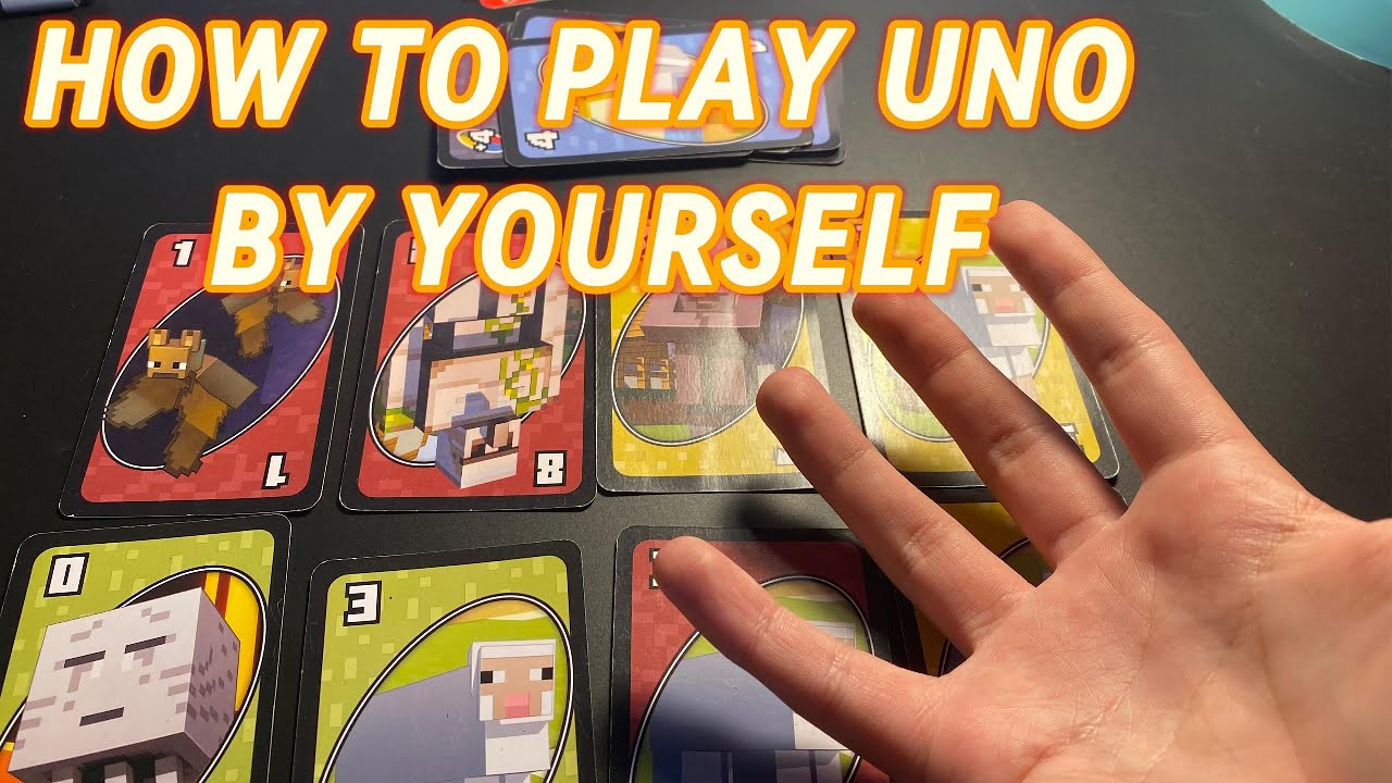 How to play uno by yourself - YouTube