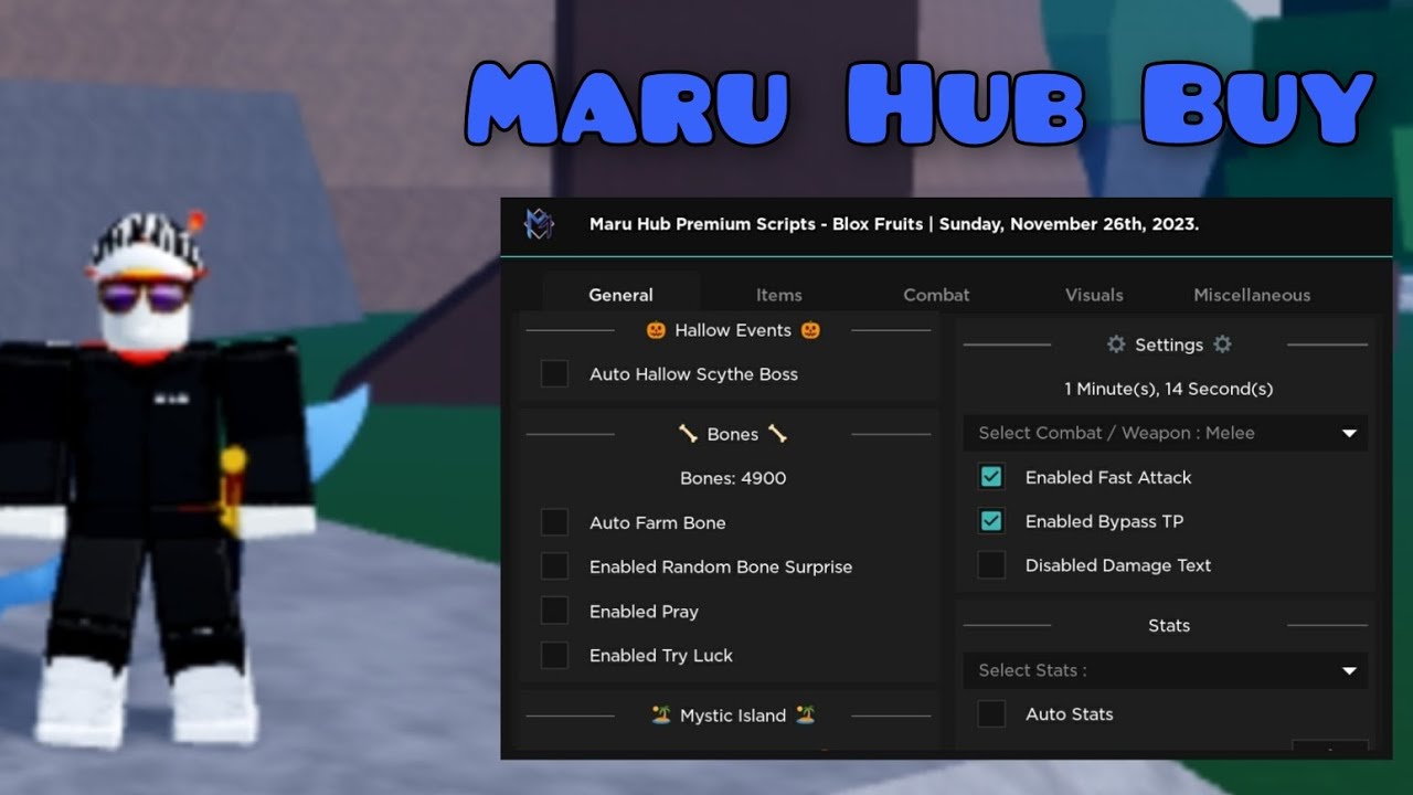 Maru Hub Buy New Update 20 Fix Fast attack, Fix fam Sark and Seebeat - YouTube