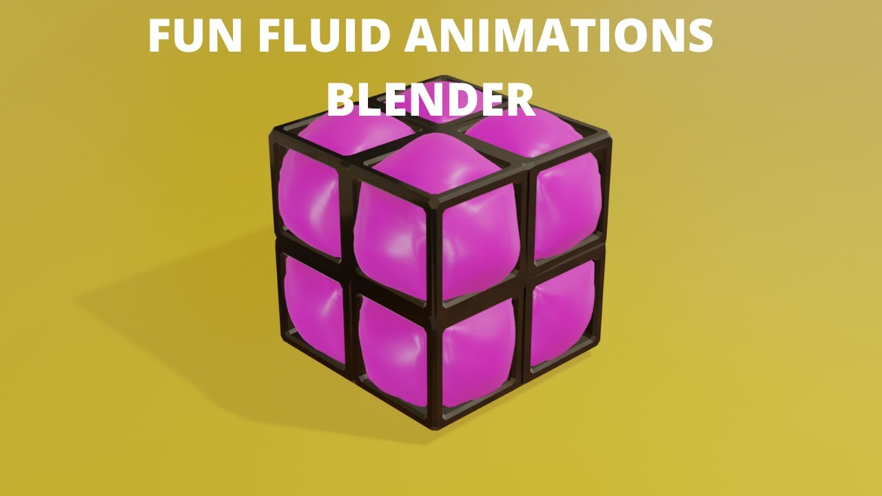 Fun Fluid Animation In BLENDER | Blender 2.8 Tutorials - YouTube