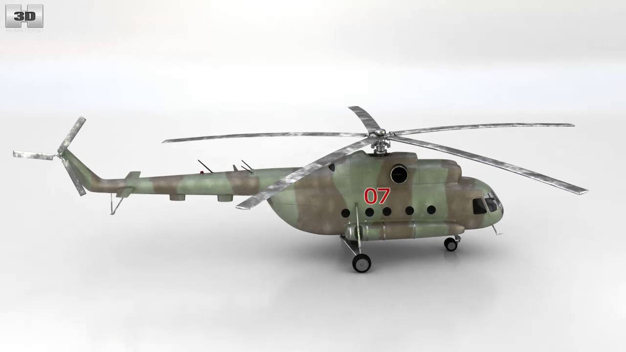Mil Mi-8 3D model by 3DModels.org - YouTube