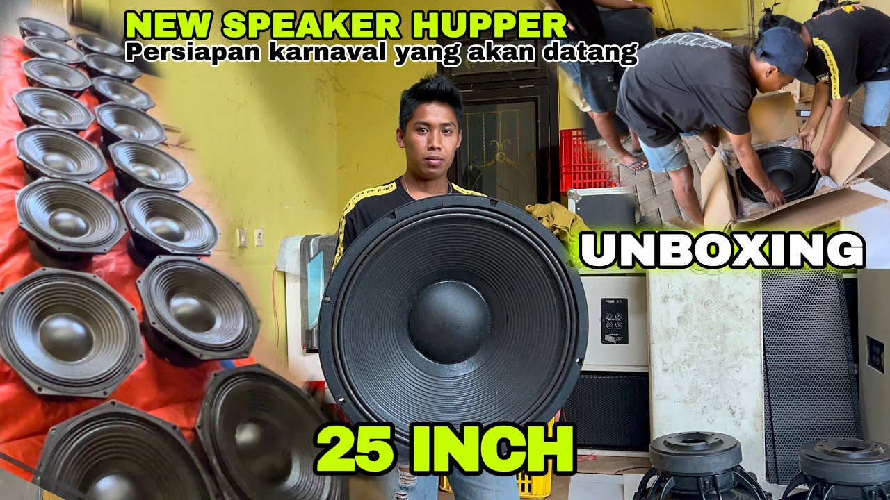 INI SEPEAKER 25 inch MA AUDIO || SUBPALI GANTI AMUNISI NEW HUPPER ...
