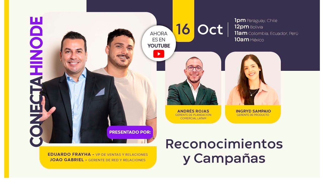 CONECTA HINODE - 16 de Octubre de 2024 - YouTube