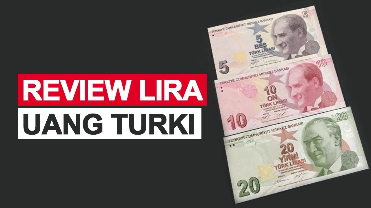 REVIEW LIRA TURKI (TRY) UANG ASLI TURKI PECAHAN 5,10 DAN 20 / TURKI ...