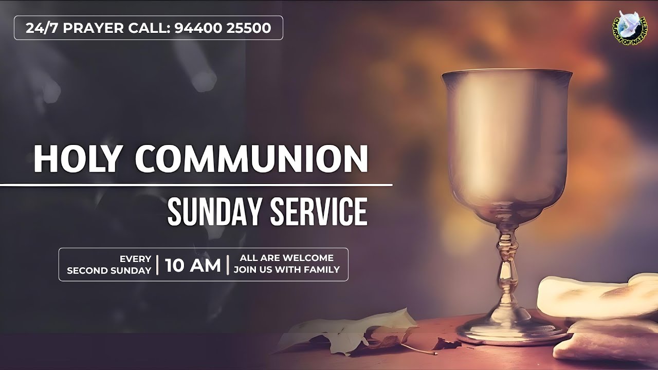 Holy Communion Sunday Service #llive | 10 Nov 2024 | @churchofNazareth ...