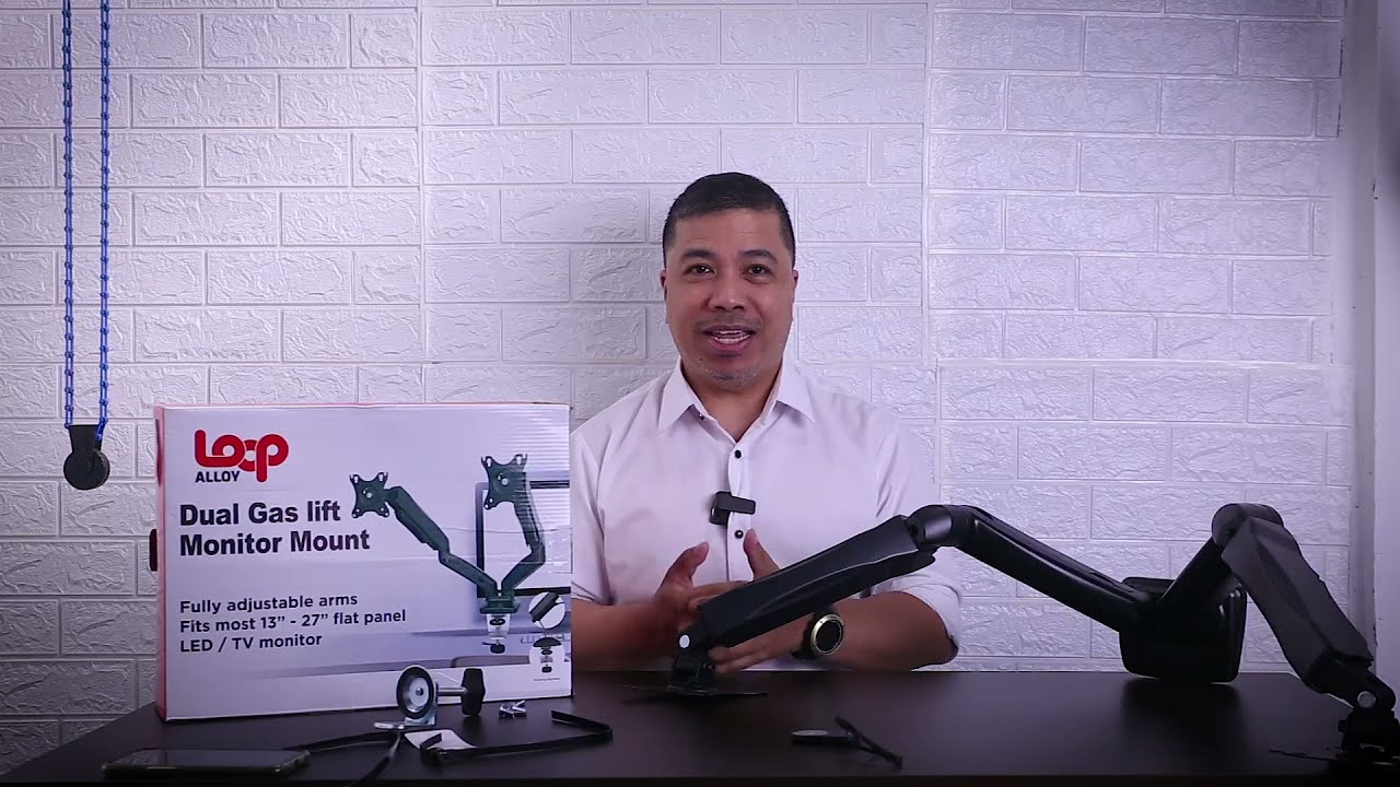 LOOP ALLOY DUAL GAS LIFT MONITOR MOUNT - YouTube