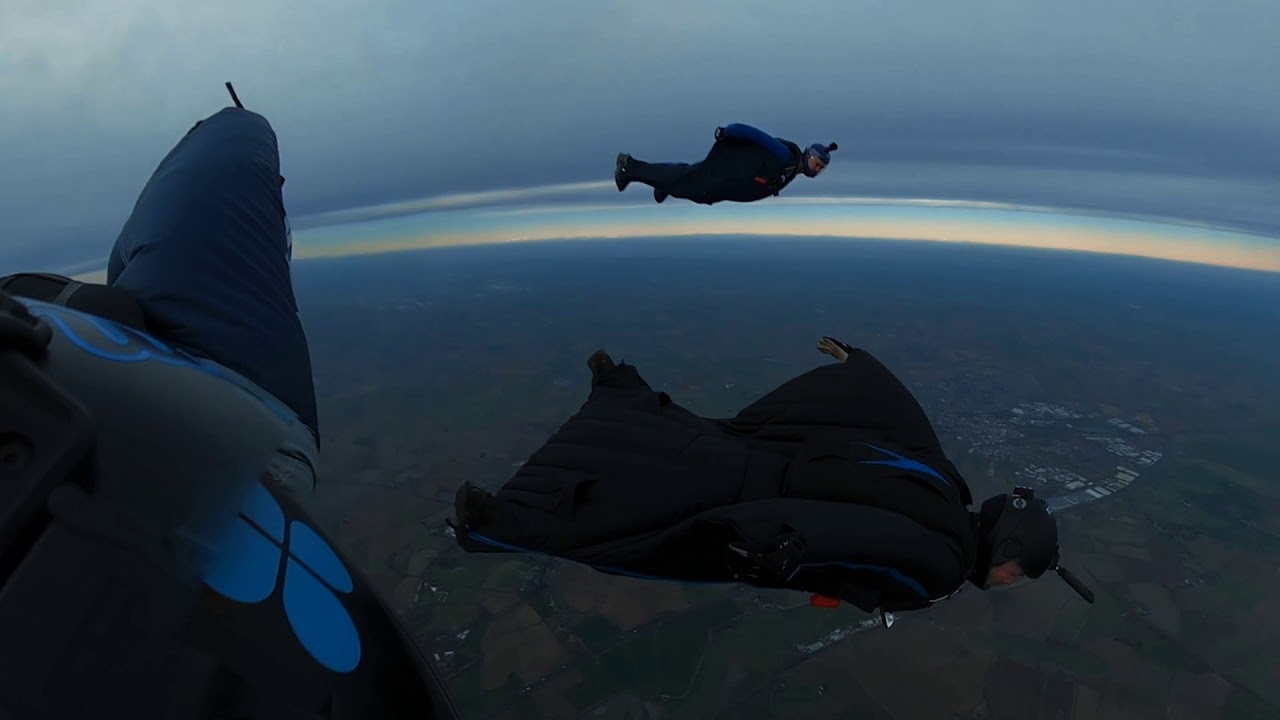 Wingsuit GoPro Max Hinton Skydiving 8th Feb 2020 - YouTube