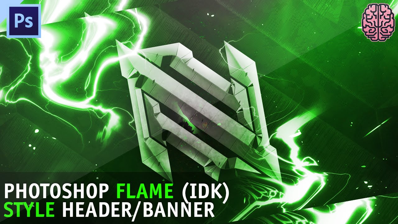Tutorial: Flame Style Header/Banner | Photoshop CC by Qehzy - YouTube