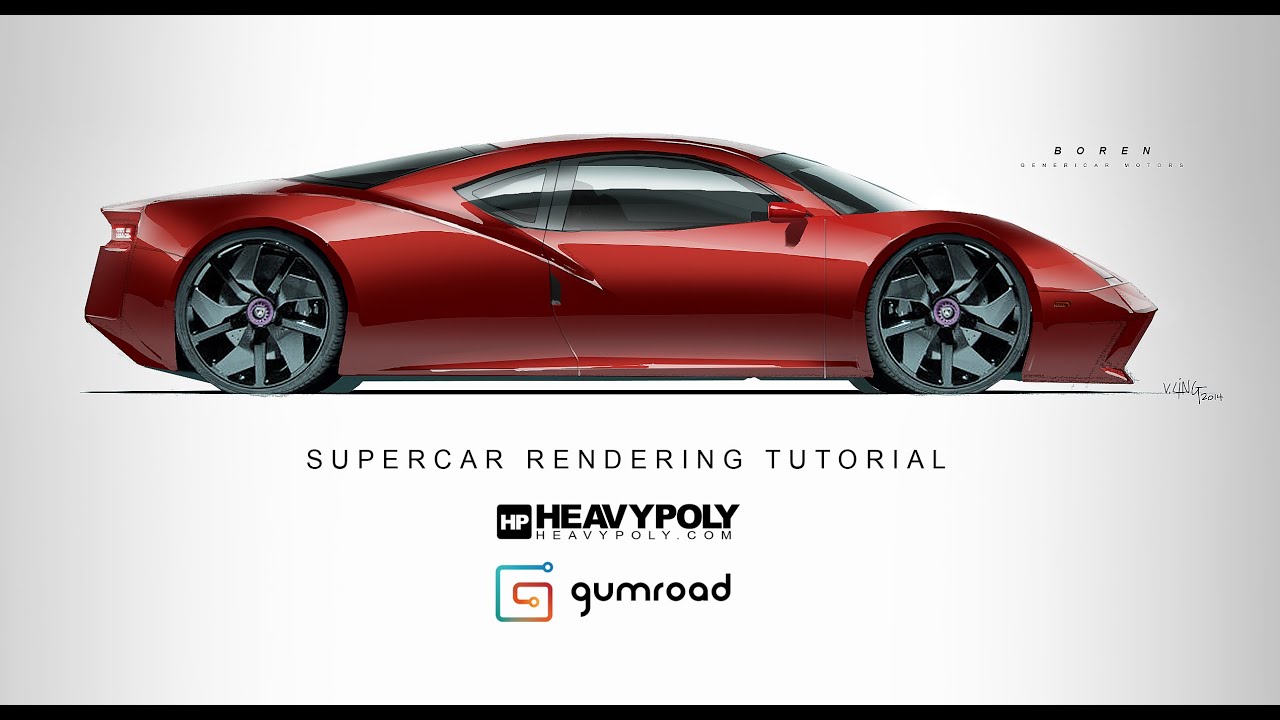 Supercar Rendering Tutorial Intro - YouTube