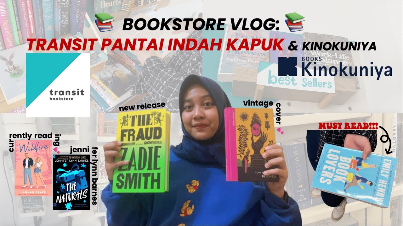 📚bookstore vlog📚 jalan-jalan ke Transit Bookstore Pantai Indah Kapuk ...