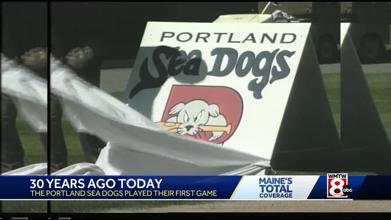 Portland Sea Dogs mark 30 years since their first game in Maine - YouTube