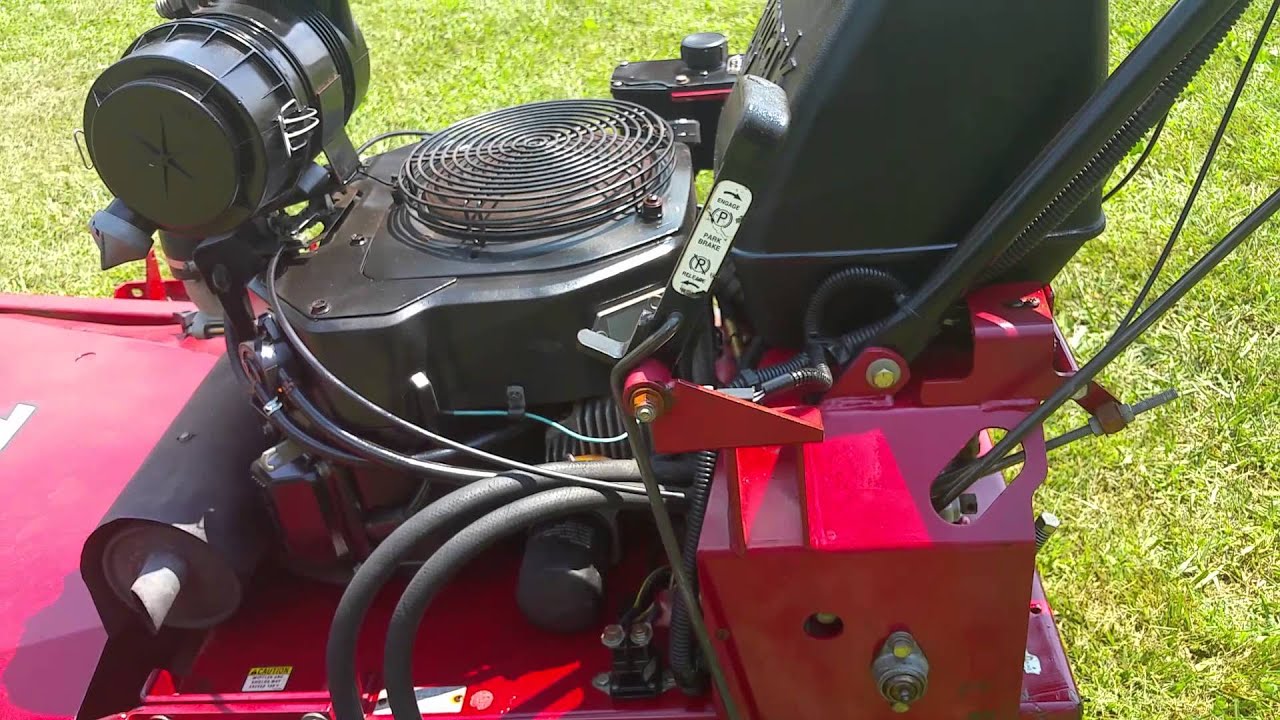 2006 Exmark 60" Turf Tracer Walk Behind Lawn Mower For Sale! - YouTube