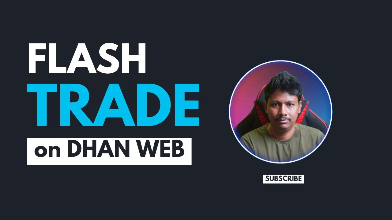 How to use Flash Trade on Dhan Explained in Telugu - YouTube