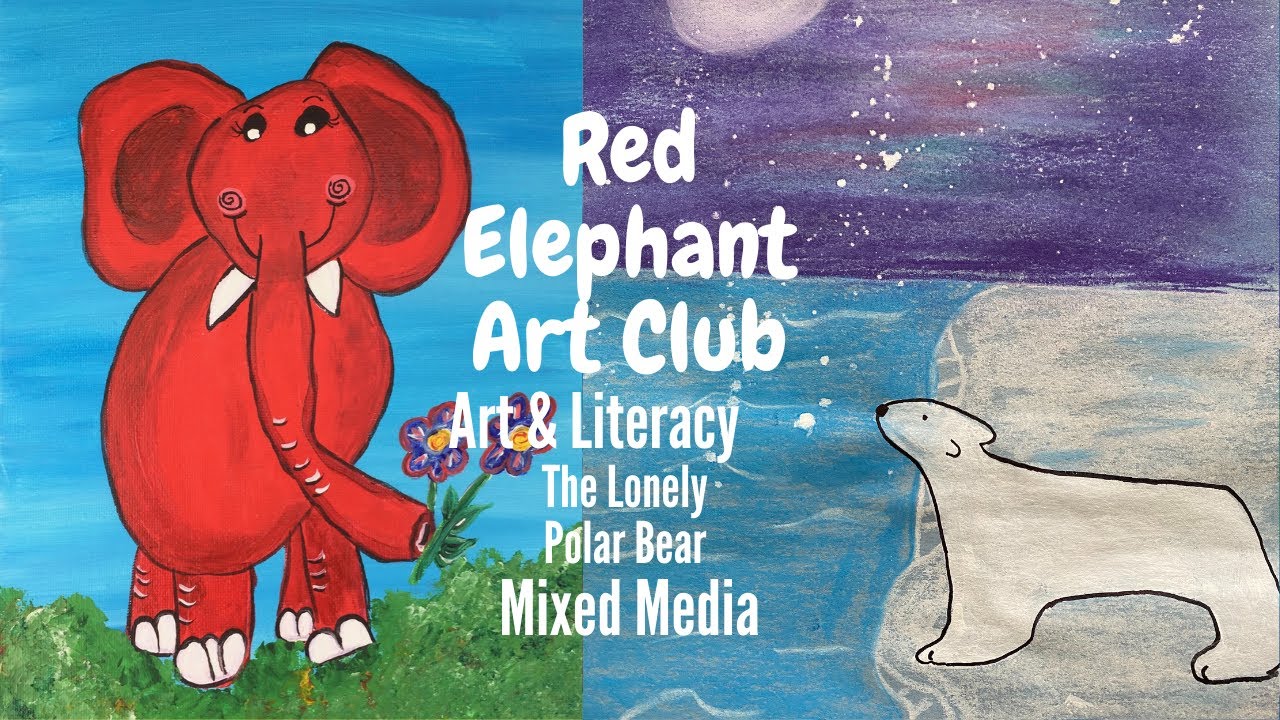 How to make an Arctic painting -Red Elephant Art and Literacy Club ...