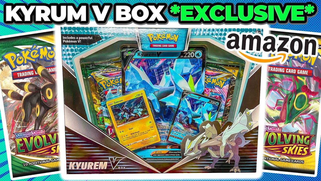 Pokemon Kyrum V Box OPENING! *AMAZON EXCLUSIVE* - YouTube
