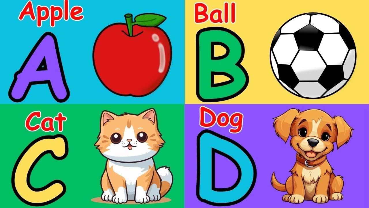 abc || a for apple || abc phonic song || abc for nursery kids ...