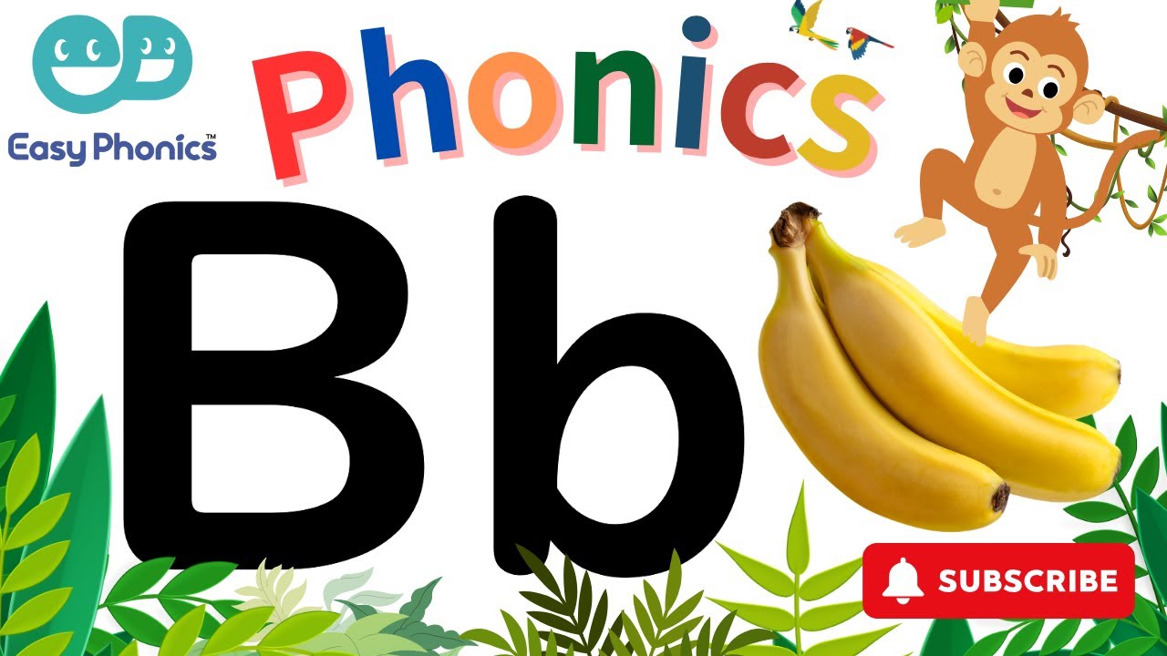 B is for Banana 🍌 | Letter B Phonics Song — Sing Along for Toddlers ...