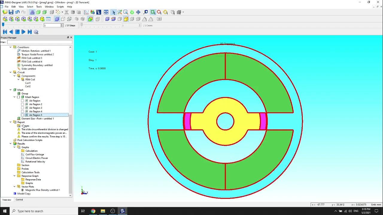 JMAG Tutorial: Contour, Vector & Flux Line Display - YouTube