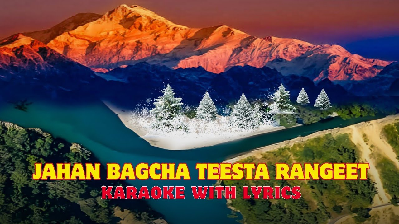 Jahan Bagcha Teesta Rangeet (Karaoke with Lyrics) - YouTube