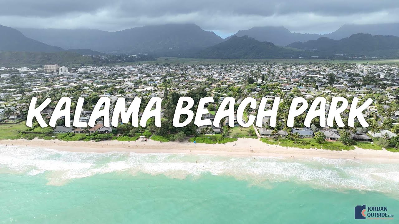 Kalama Beach Park on the East side of Oahu, Hawaii - YouTube