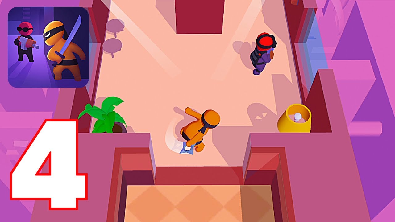 Stealth Master: Assassin Ninja Gameplay Walkthrough - Part 4 (iOS, Android) - YouTube