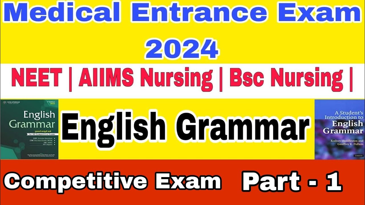 English Grammar Questions Practice Series for Bsc Nursing , AIIMS ...