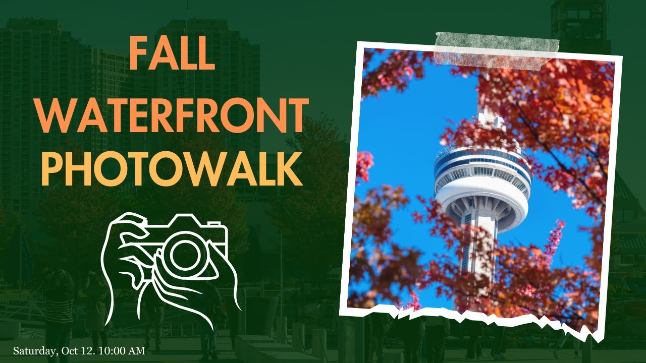 Fall Waterfront Photowalk: Saturday, October 12 - YouTube