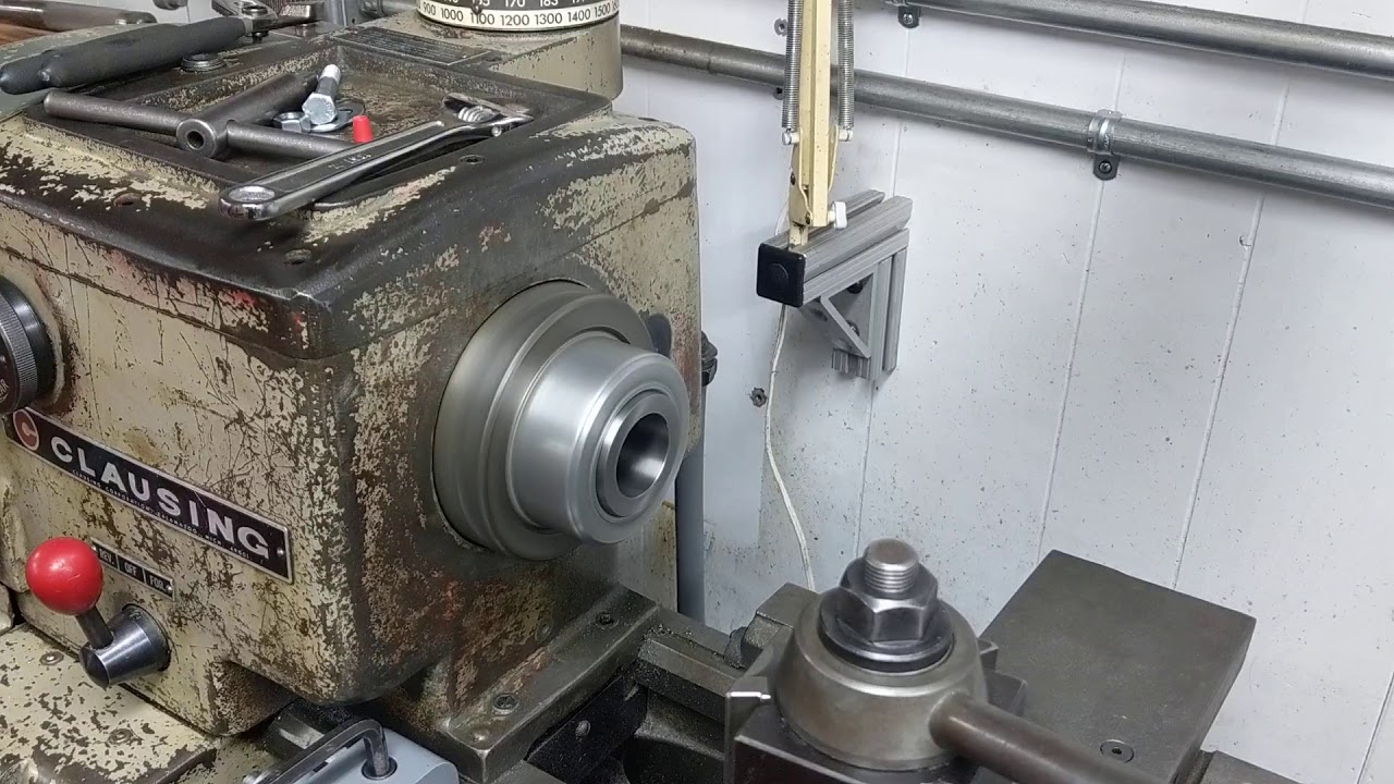 Clausing 5914 clutch problem - YouTube