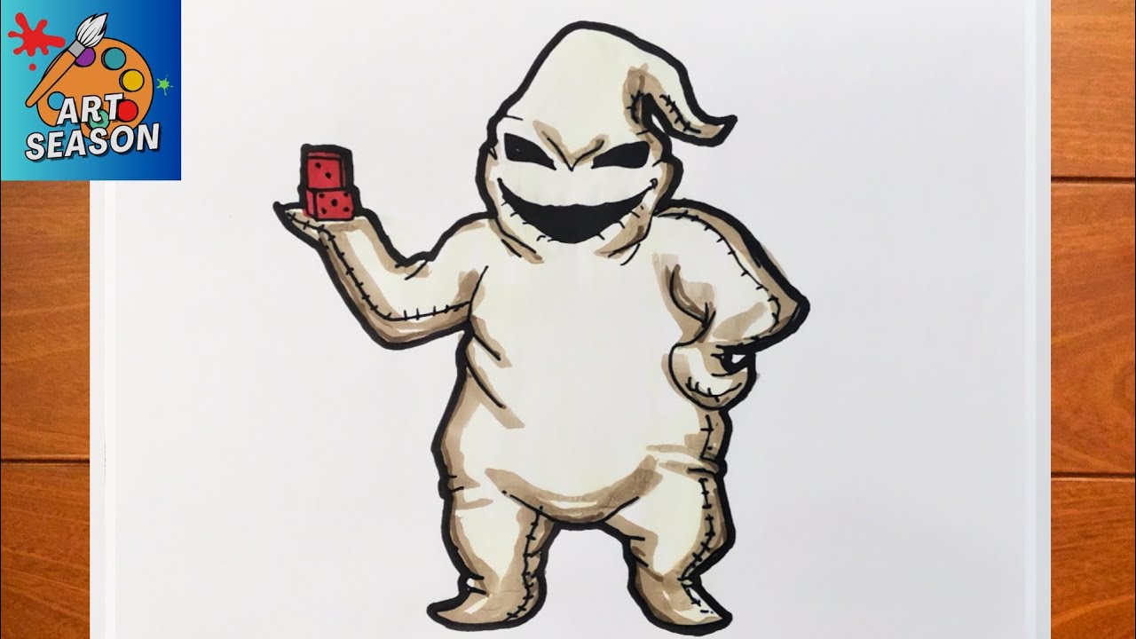 How to Draw Oogie Boogie - The Nightmare Before Christmas - YouTube