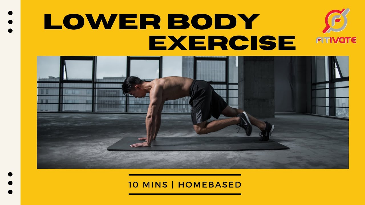 Lower Body & Core Workout (10 MINS, NO GYM) - YouTube