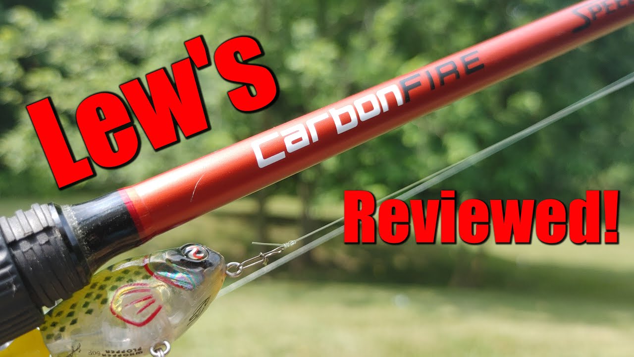 Lew's CARBON FIRE Speed Stick Spinning Rod Reviewed! - YouTube