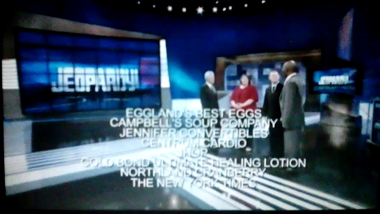 Jeopardy! Season 26 Closing Credits (October 9, 2009) - YouTube