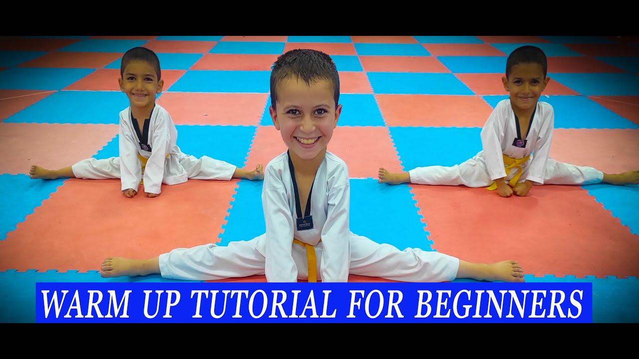 امورش گرم کردن | Taekwondo Warming up and stretching exercise for ...