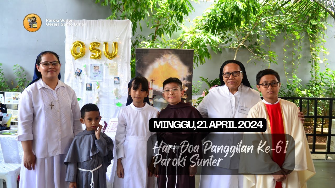 Pameran Hari Doa Panggilan Sedunia Ke-61 Paroki Sunter - YouTube