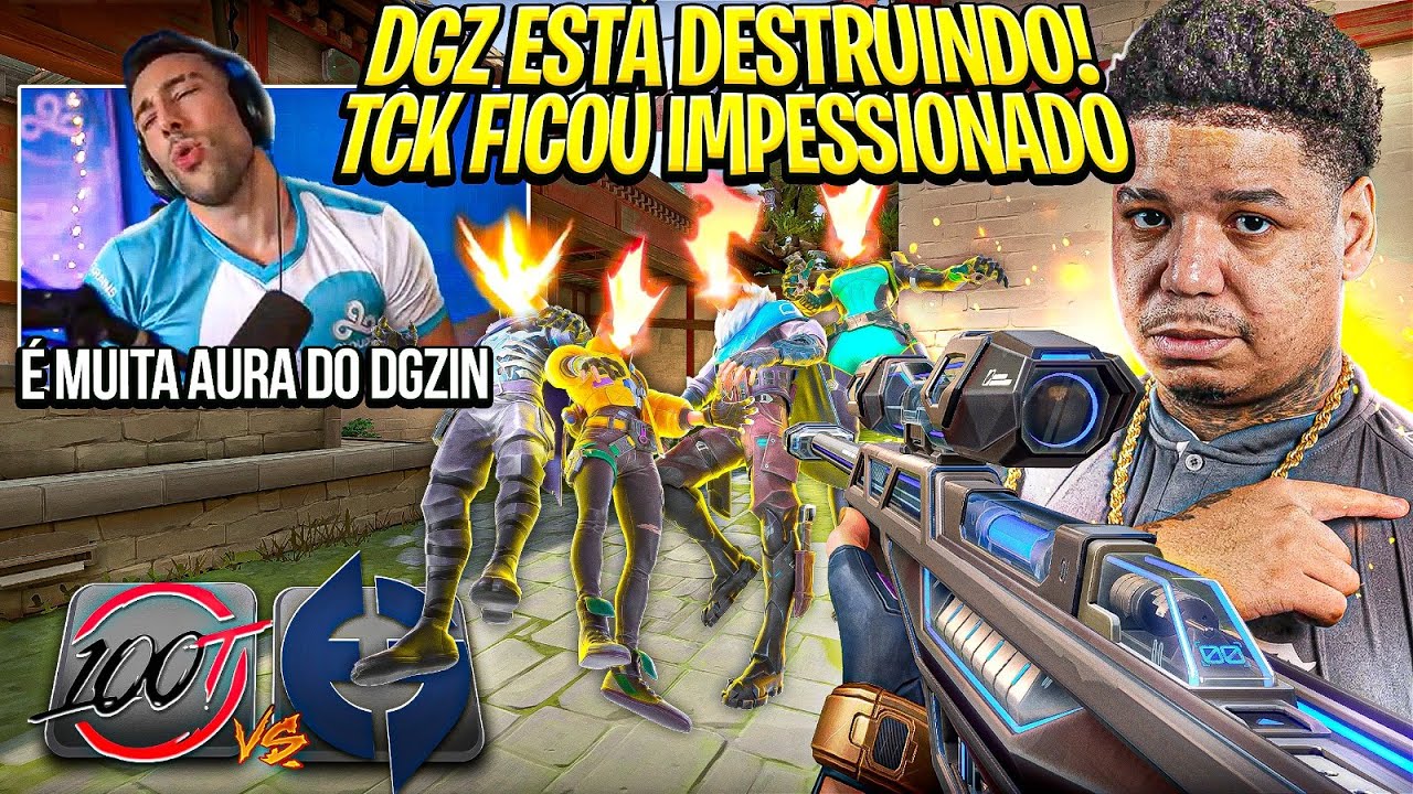 DGZIN ficou MVP NA PARTIDA MAIS IMPORTANTE da SUA CARREIRA! EG x 100T ...