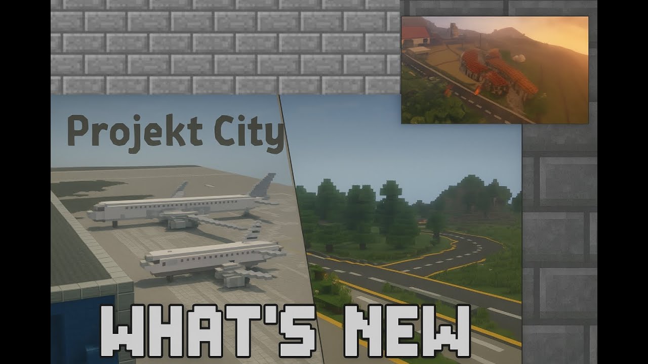 Projekt City Minecraft Map | Showcase + Preview | Projekt City - YouTube