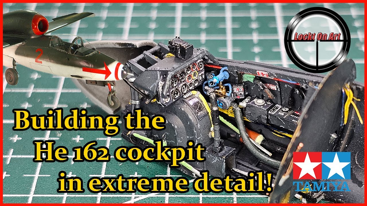 Heinkel He 162 Full Build Part 1: Detailing the cockpit - YouTube