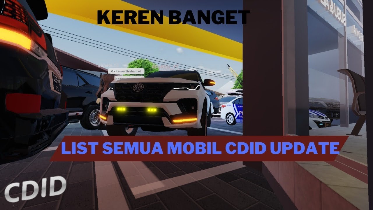 LIST SEMUA DEALER MOBIL CDID UPDATE Roblox Indonesia - YouTube