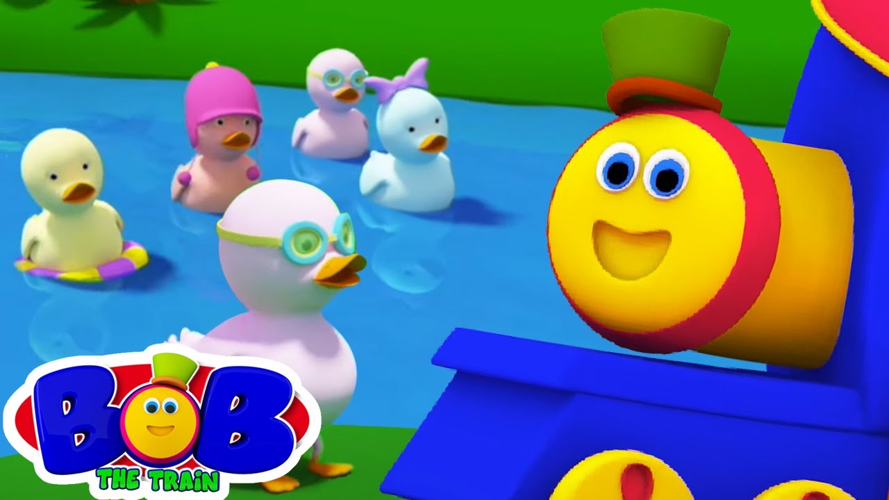 Fünf kleine Enten | Kinderlieder | Musik für kinder | Bob der Zug ...