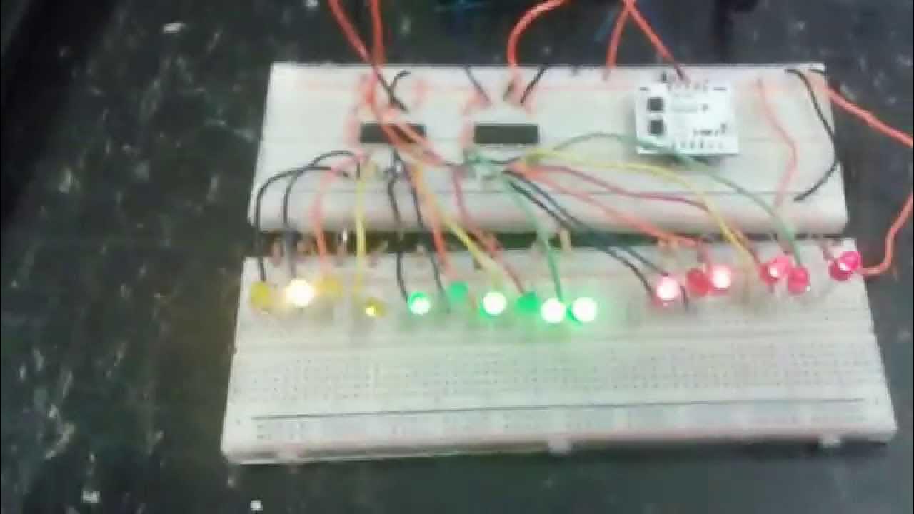 binary clock using arduino uno - YouTube
