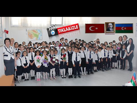 İstanbulda Hüseyin Cavid adına mektebin şagirdleri yeni ders ilini böyük coşqu ile qarşıladılar 2019