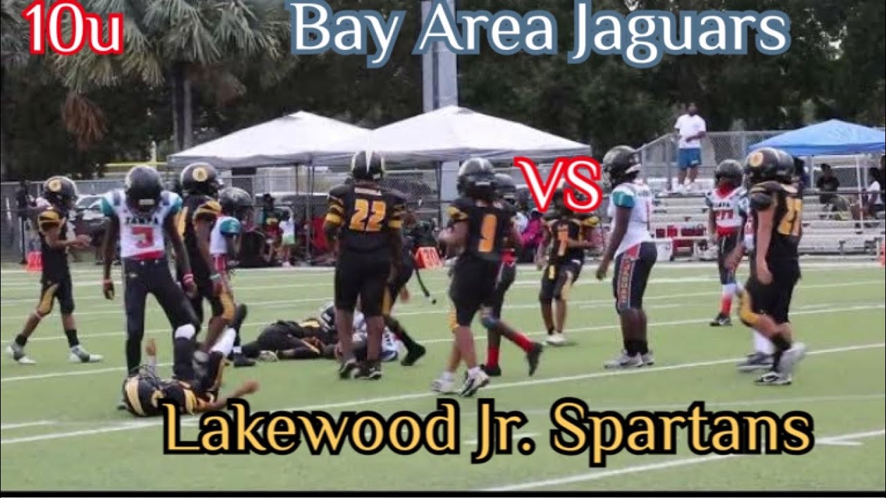 10u FOOTBALL | BAY AREA JAGUARS VS LAKEWOOD JR. SPARTANS (2nd HALF) | 9 ...