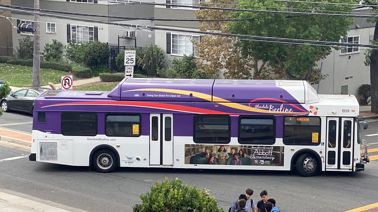 Glendale Beeline 2005 New Flyer C40LF B59 - YouTube