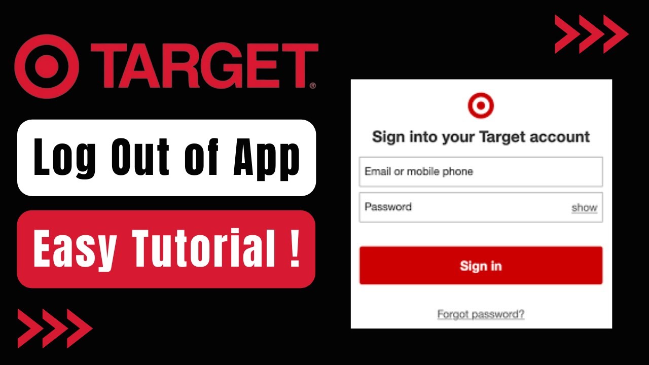 How to Log Out of Target App - Sign Out of Target App ! - YouTube