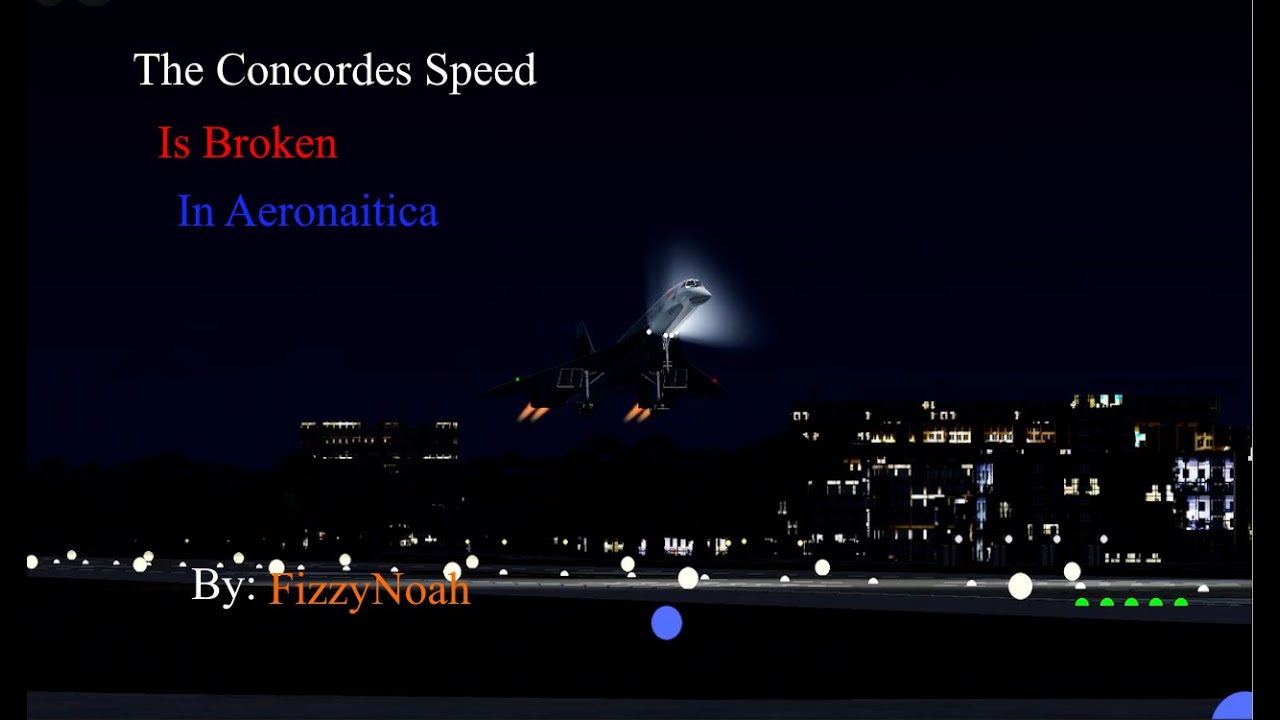 Concorde's speed in Aeronautica is unrealistic - YouTube