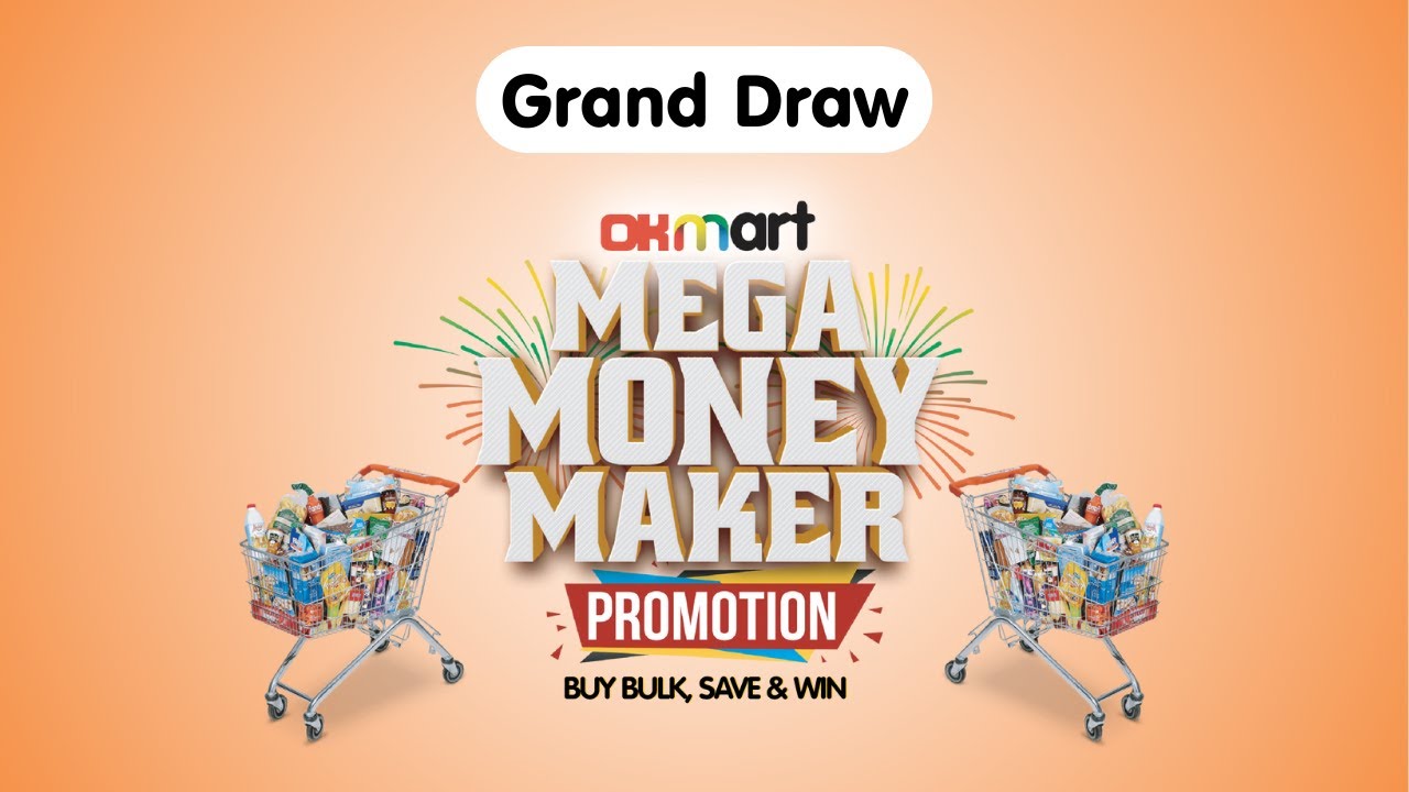 OKmart Mega Money Maker Promotion 2022 Grand Draw - YouTube
