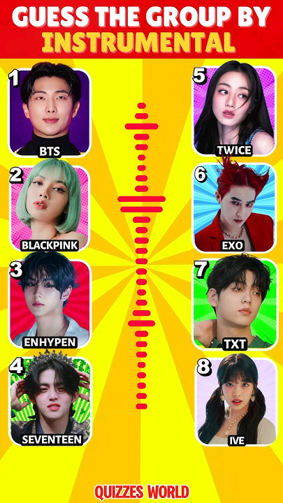 Can You Guess The kpop Group By Instrumental | kpop Quiz Game #bts #blackpink #kpop #straykids ...