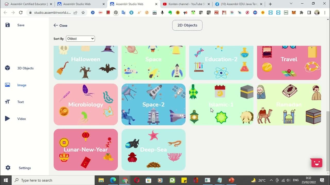 TUTORIAL ASSEMBLR STUDIO WEB #3 : MENAMBAHKAN OBJEK 2D - YouTube